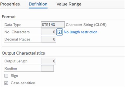 Solved String Values Not Shown Completely In Se11 Se16 Se Sap Community