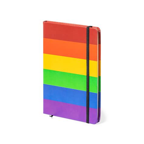 Promotional Rainbow Cover Notebook Bongo