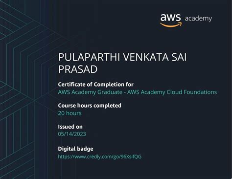 venkata sai prasad pulaparthi on linkedin amazon aws cloud
