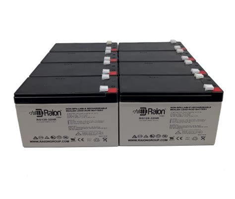 APC RBC12 12V 7.5Ah Battery - 8 Pack