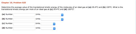 Solved Determine The Average Value Of The Translational K