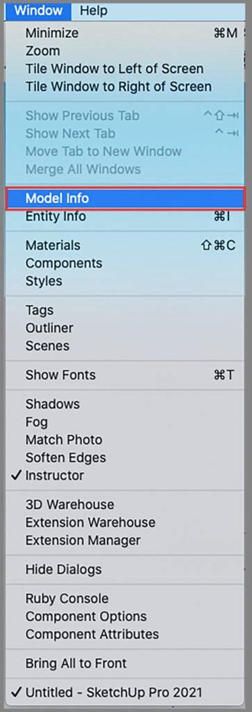 How To Change Units In Sketchup 2021 Sketchup Basics