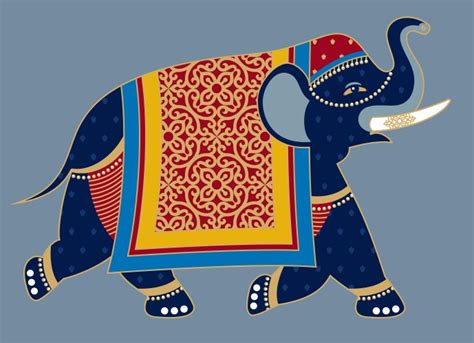 Elephant Vector Images Over
