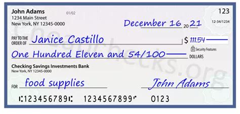 How To Write A Check For 111 Dollars Cheap Checks