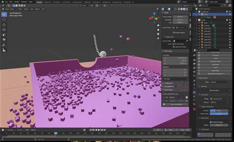 Rigid Body Active Objects Pass Thru My Passive Object S Sides Blender Stack Exchange