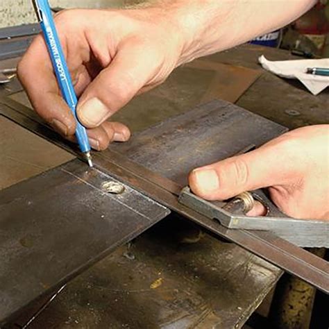 Silver Streak Metal Marker With Holder Welding Engineers