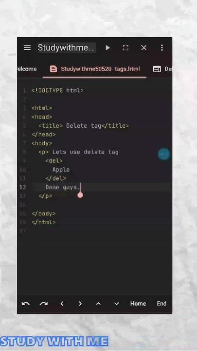Using Delete Tag Html Css Java Script Web Design Shorts Delete Tag Youtube