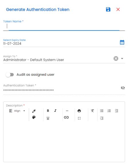 Generating Authentication Tokens