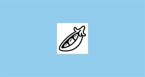 Pea Pod Emoji On Noto Emoji Font 150