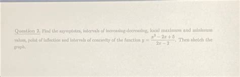 Solved Y X2 2x 52x 2 Sketch The Graph Chegg Com