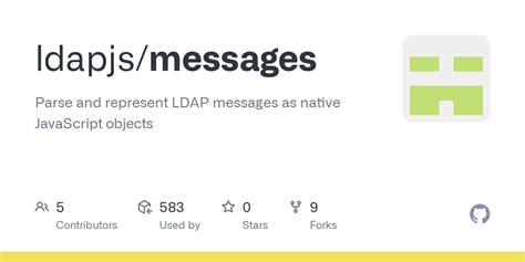Github Ldapjsmessages Parse And Represent Ldap Messages As Native