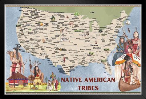 American Indian Tribes Map