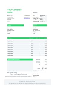 How To Make Bill In Excel CaptainBiz