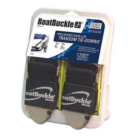 Boatbuckle Pro Series Kwik Lok Transom Tie Down