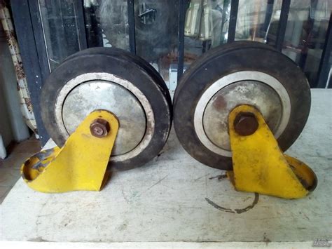 Поцинковано ходово колело за транспортна количка Резервни части консумативи за машини