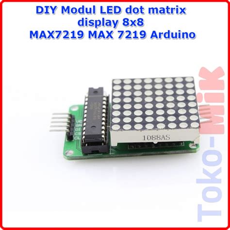 Jual Diy Kit Modul Led Dot Matrix Display 8x8 Max7219 Max 7219 Arduino Gt27 Shopee Indonesia