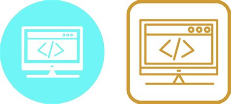 Html Coding Vector Icon 42509457 Vector Art At Vecteezy