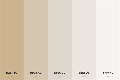25 Best Tan Color Palettes With Names And Hex Codes Artofit