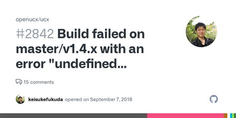 build failed on master v1 4 x with an error undefined reference to