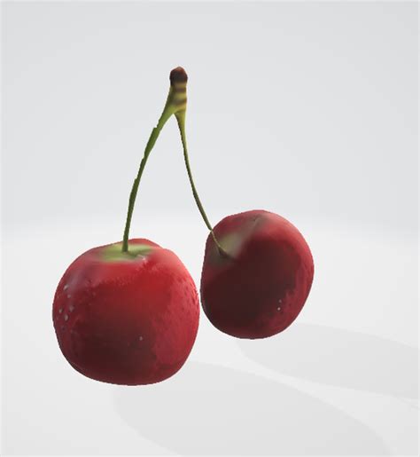 Realistic Cherry 3d Model 3d Model Turbosquid 2284071