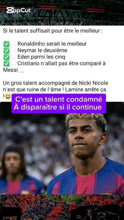 Yamal Tais Toi Et Joue Au Foot Football Highlights Cr7 Messi Ucl