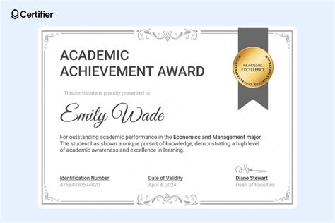 15 Academic Certificate Templates To Get For Free