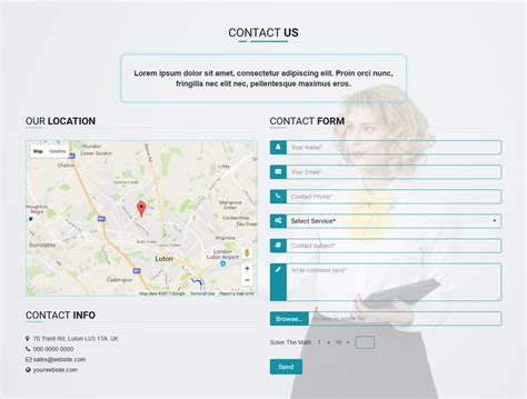 Kontact Responsive Html5 Ajax Contact Form By Mgscoder Codecanyon