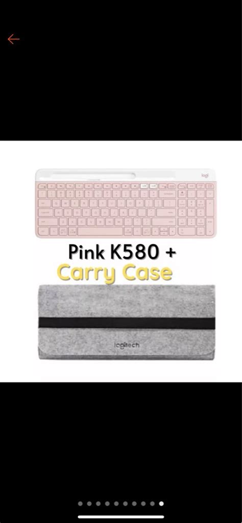 Logitech K580 Slim Multi Device Wireless Keyboard Computers And Tech Parts And Accessories