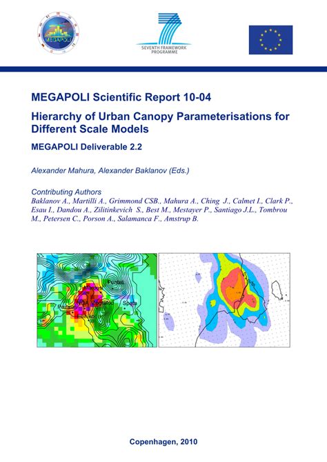 Pdf Urbanization Of Meteorological Models