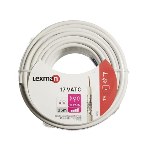 Cable Tv 17 Vatc 25m Blanco Fc D Lexman Leroy Merlin