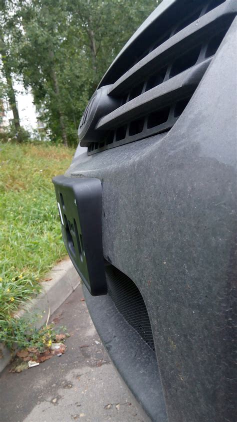 Подиум под номерной знак от Шевроле авео. — KIA Sportage (2G), 2 л ...