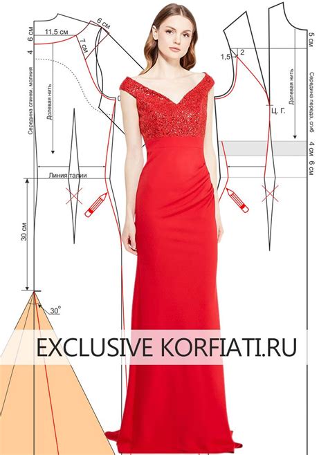 Как сшить праздничное платье со шлейфом выкройка А Корфиати Vestiti Modelli Di Vestiti