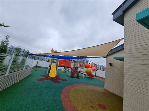 남양주남부경찰서 어린이집 옥상 어닝 설치 및 타프 천 설치 버닝애드