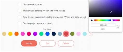 Change The Color Of A Project Beesbusy