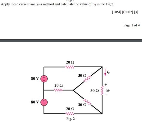 solved apply mesh current analysis method and calculate the