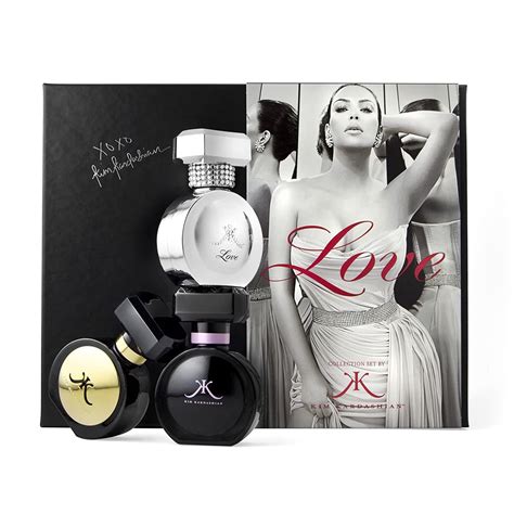 Kim Kardashian Love Collection Set 3 Pc Eau De Parfum And Toilette For