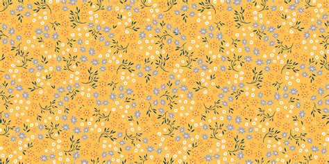 귀여운 손으로 그려진 Ditsy 매끄러운 패턴 사랑스러운 꽃 배경 직물 배너 배경 화면 포장에 적합 벡터 디자인 꽃 꽃의 구조에 대한 스톡 벡터 아트 및 기타 이미지