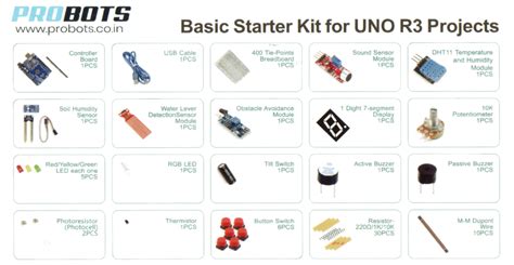 Probots Arduino Uno R3 Basic Starter Programming Educational Kit Buy