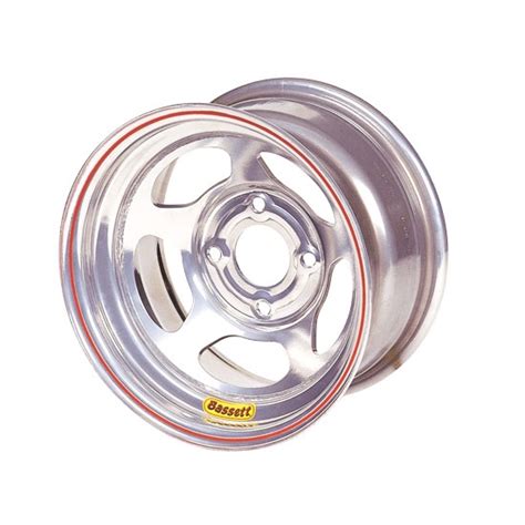 Bassett 38s44s 13x8 Inertia 4 On 4 4 Inch Backspace Silver Wheel
