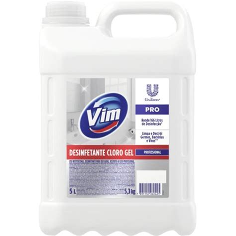 Deterg Alc Gel Clorado Vim Unilever 5l Comercial Alvorada