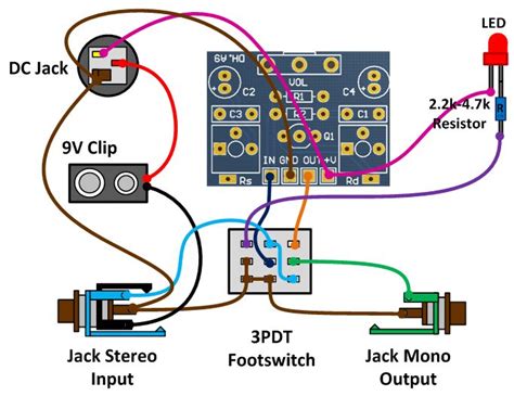 Jfet Preamplifier Circuit For Diy Guitar Pedal