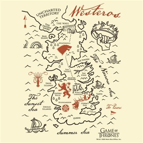 Game Of Thrones Map