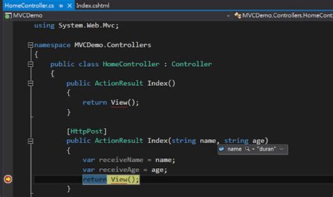 [asp mvc] controller and view 2 資料傳遞篇