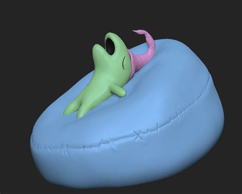 😴 Smiling Friends Glep Sleeping 3d・ Obj File For 3d Printing・cults