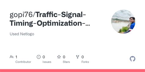 Github Gopi76traffic Signal Timing Optimization Using Agent Based