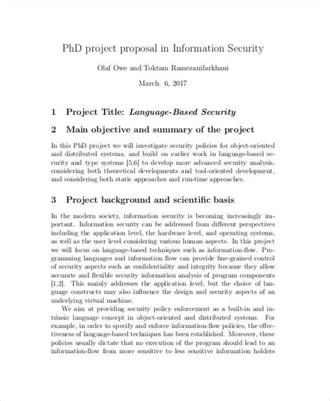 12 Security Proposal Examples To Download