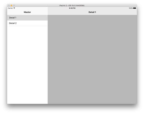 Github Trav Matmmultidetailsplitview Quick Example Showing How To Use Show Detail Segue To
