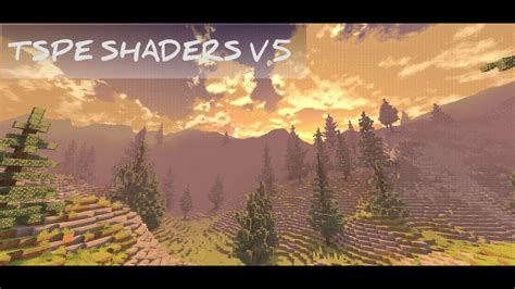 Minecraft Pe Shader • Tspe Shader V5 Medium [ Cinematic ] Youtube