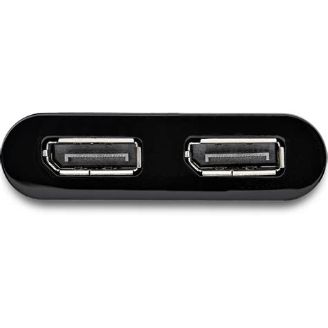 Startech Com USB To Dual DisplayPort Adapter4K 60HzUSB 3 0 5GbpsUSB Dual Monitor AdapterDual