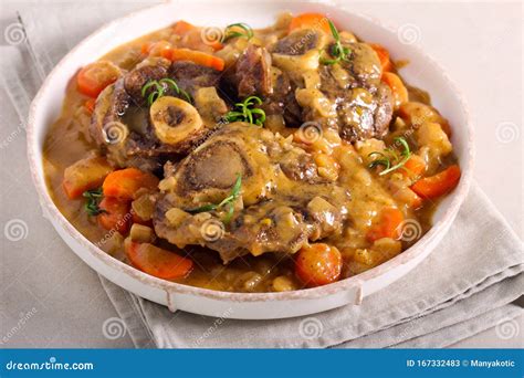 Osso Buco With Vegetables Stock Image Image Of Gravy 167332483